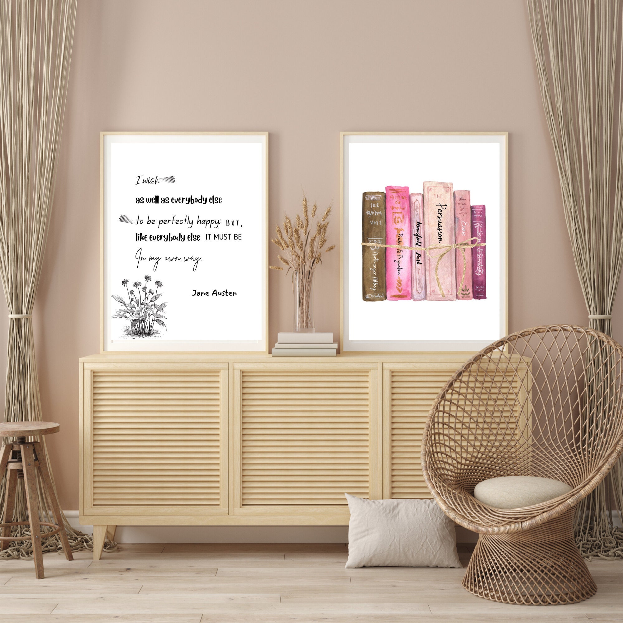 Jane Austen Print Download. Pride and Prejudice Print. the Bennet ...