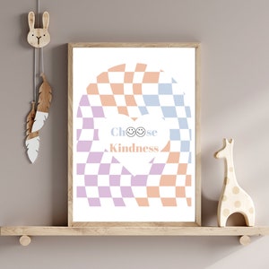 Choose Kindness Download Print, Kids Art, Playroom Wall Decor ...