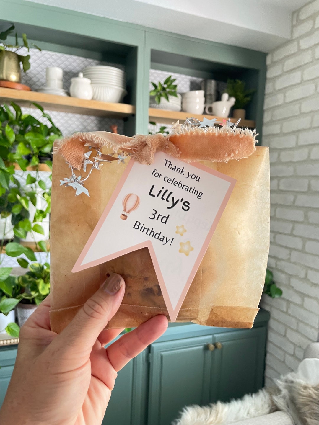 Birthday Party Favors. Personalized Birthday Tags. Printable Digital ...