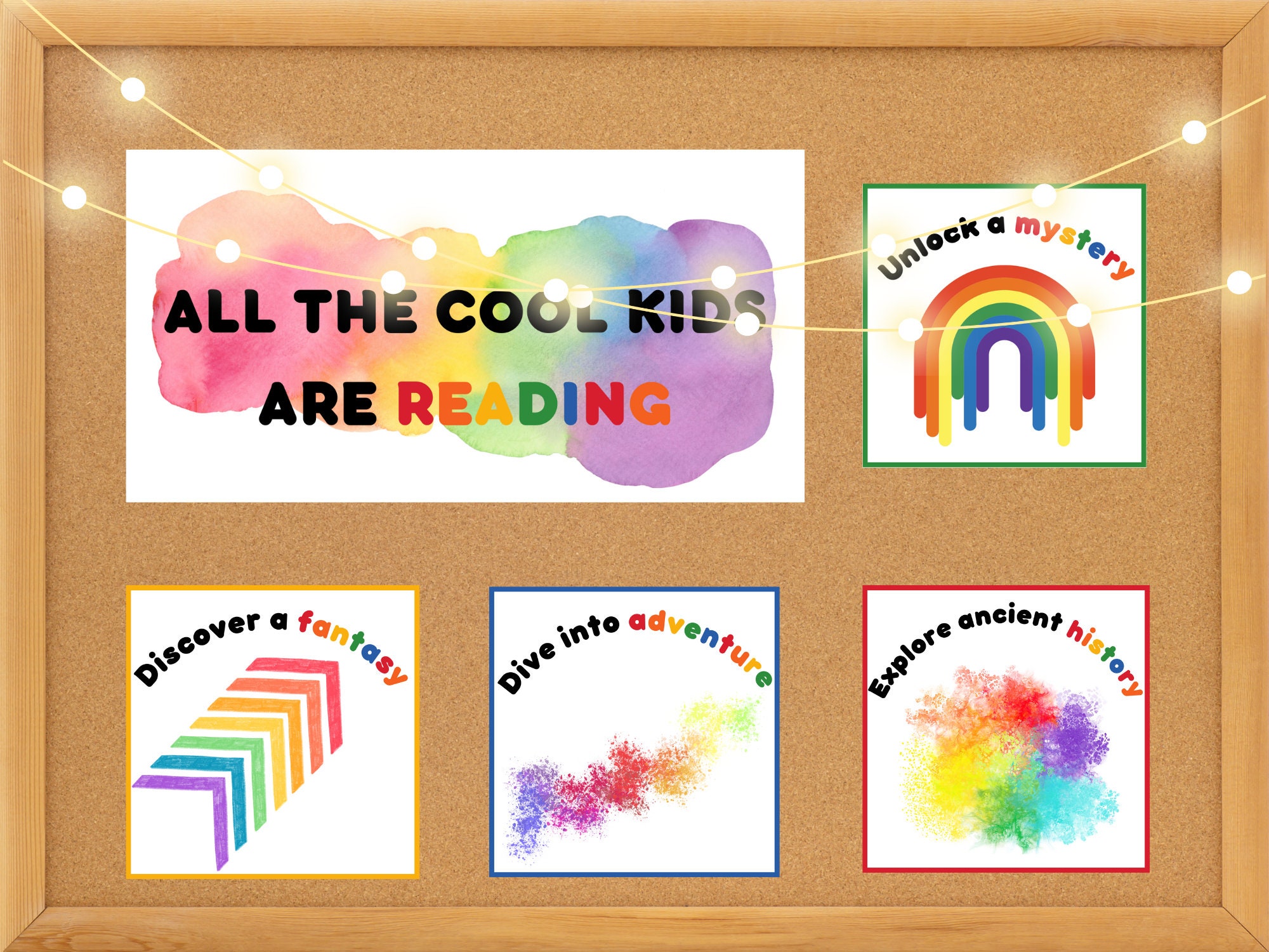 Printable Teacher Bulletin Board Display Kit Digital Download