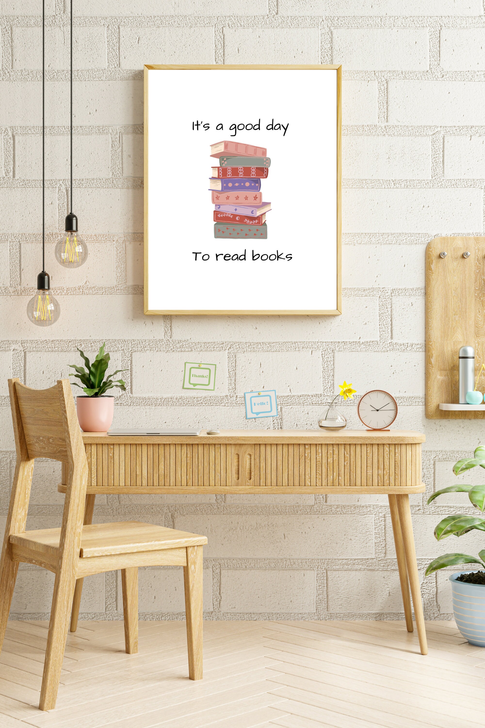 Its a Good Day to Read Print Download, Kids Reading Book, Playroom Wall ...