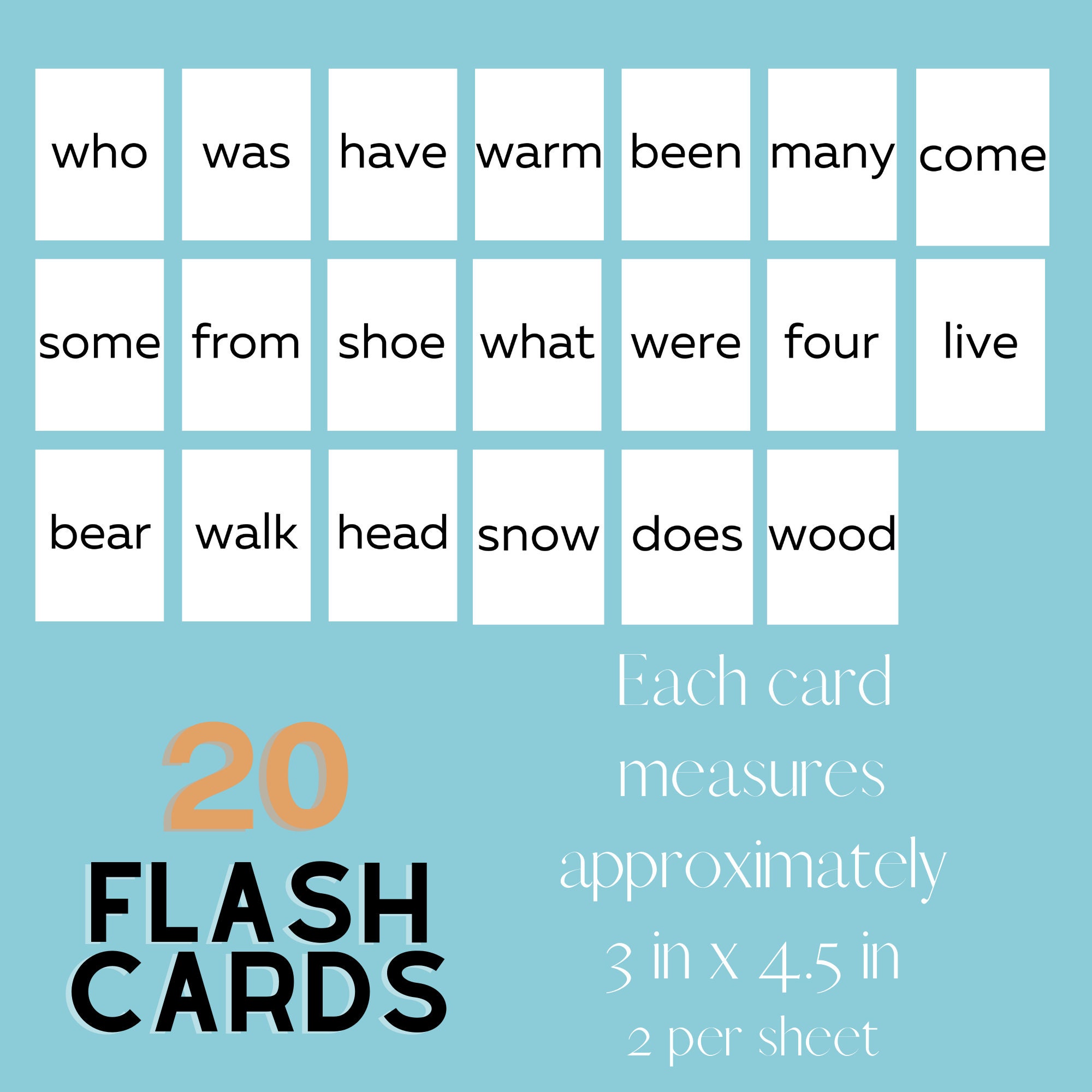 Orton Gillingham Sight Word Worksheets List 2 BUNDLE. 50 Pages. Sight ...