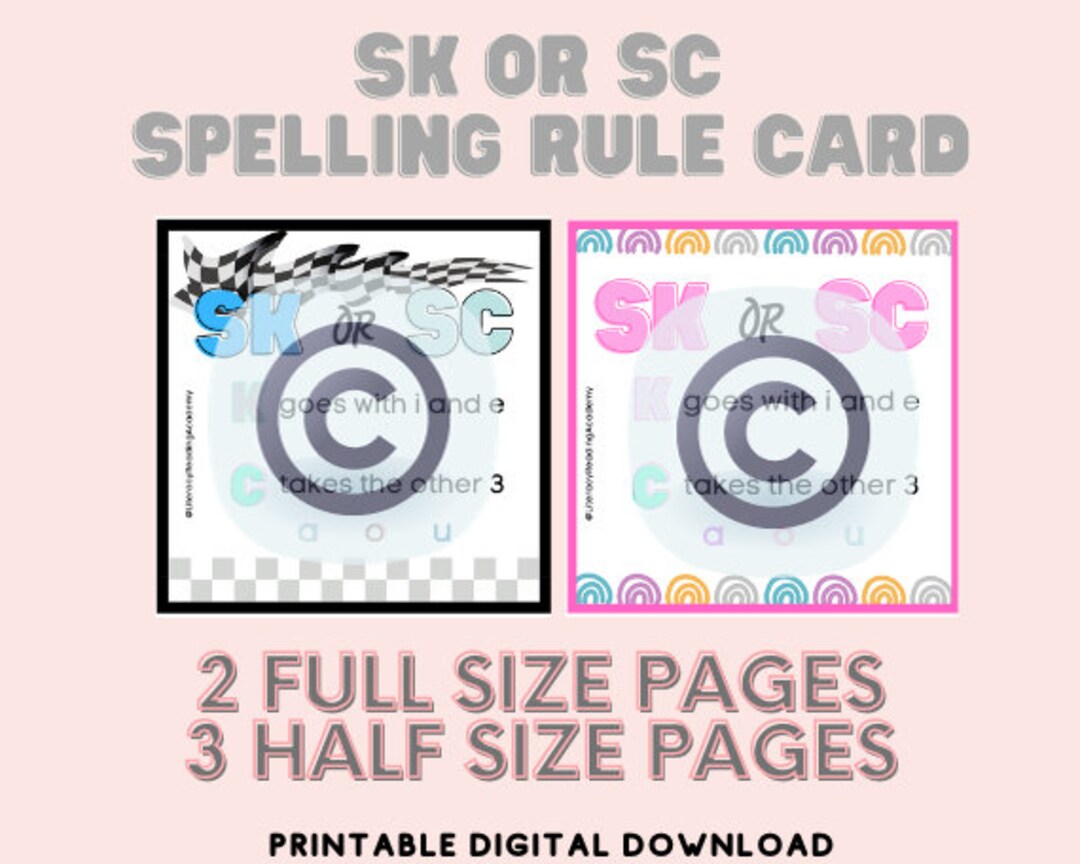 TCH Spelling RULE CARD. Structured Literacy Spelling Rules. Orton ...