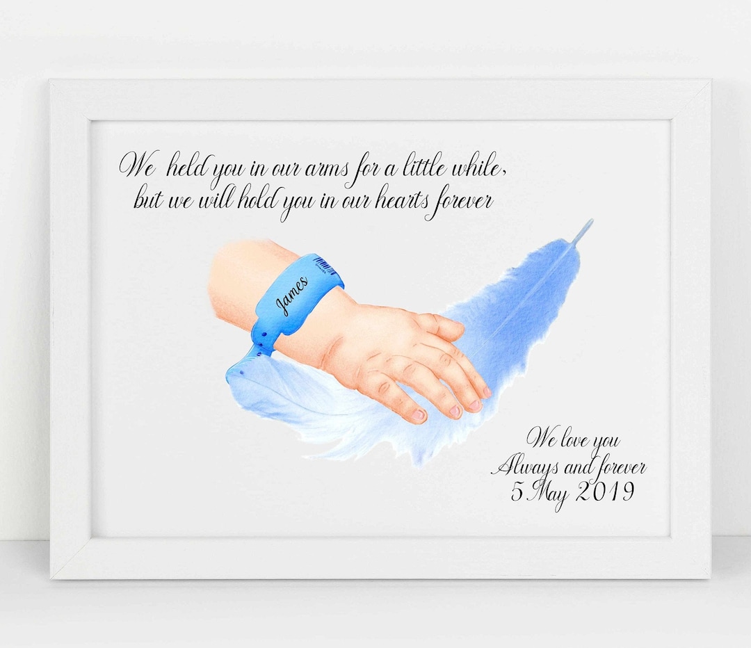 Personalised Baby Loss Memorial Gift Print-Infant Loss-Stillbirth Baby ...