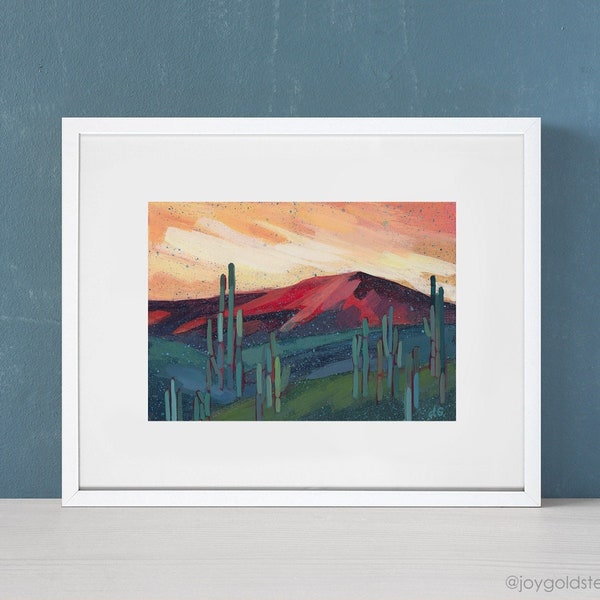 Saguaro Painting - Etsy
