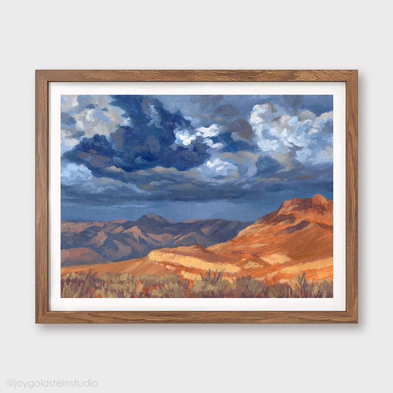 Desert Painting - Etsy