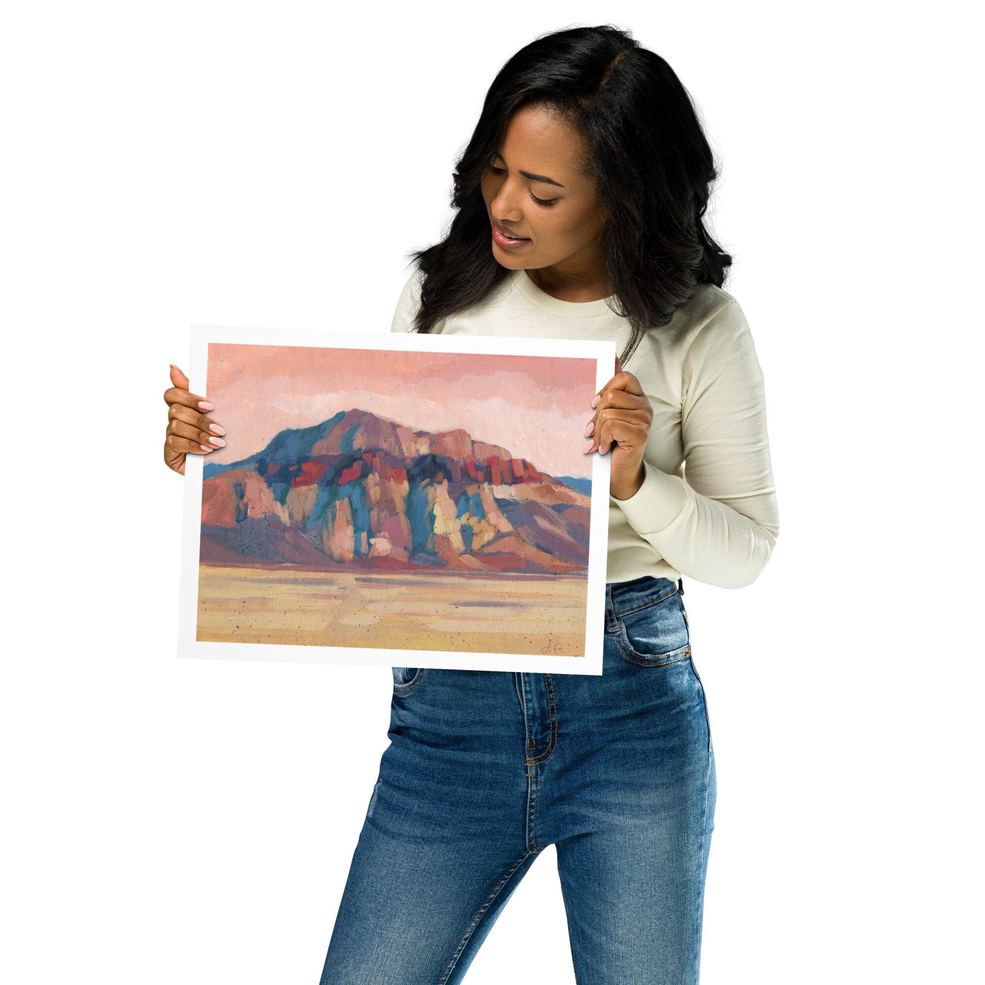 Red Rocks Print Bridge Mountain Red Rock Canyon Print Nevada Landscape ...