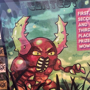 Bug Catching Contest Flyer Pokémon Poster 17inx11in - Etsy