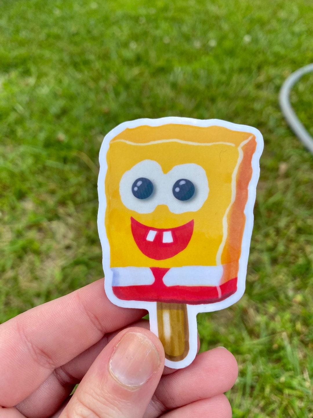 Spongebob Popsicle 3 Inch Vinyl Sticker - Etsy