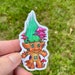 Troll With Fungus 3 Inch Vinyl Sticker - Etsy