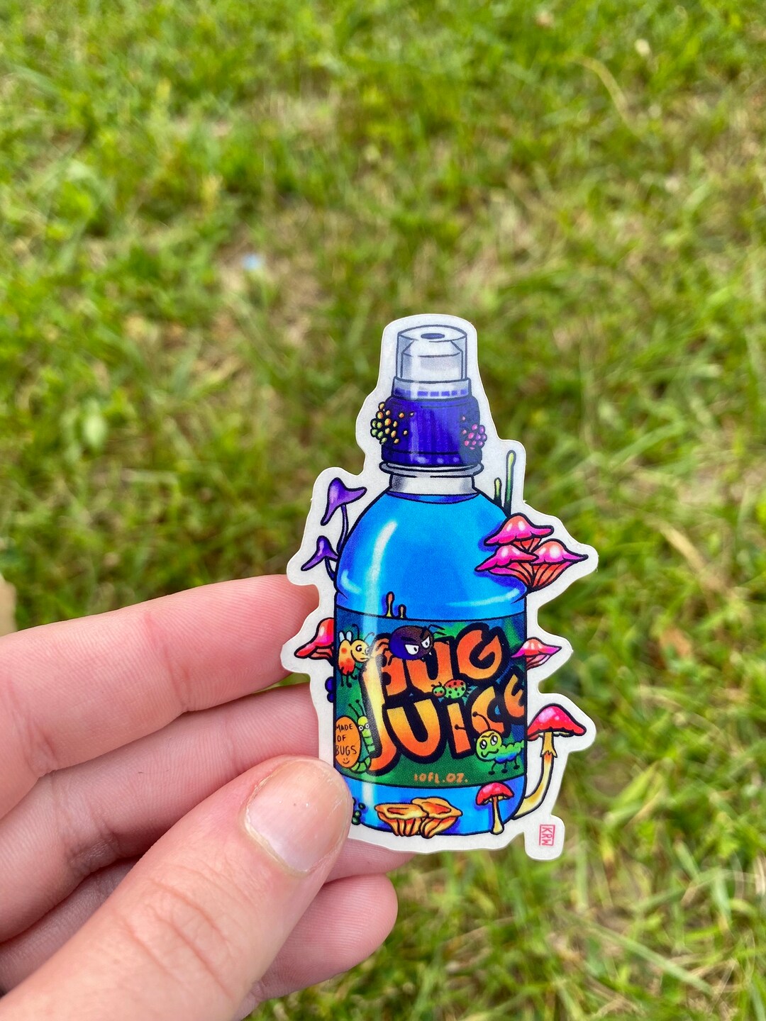 Bug Juice With Fungus 3 Inch Vinyl Sticker - Etsy