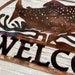 Salmon Welcome Metal Sign - Etsy