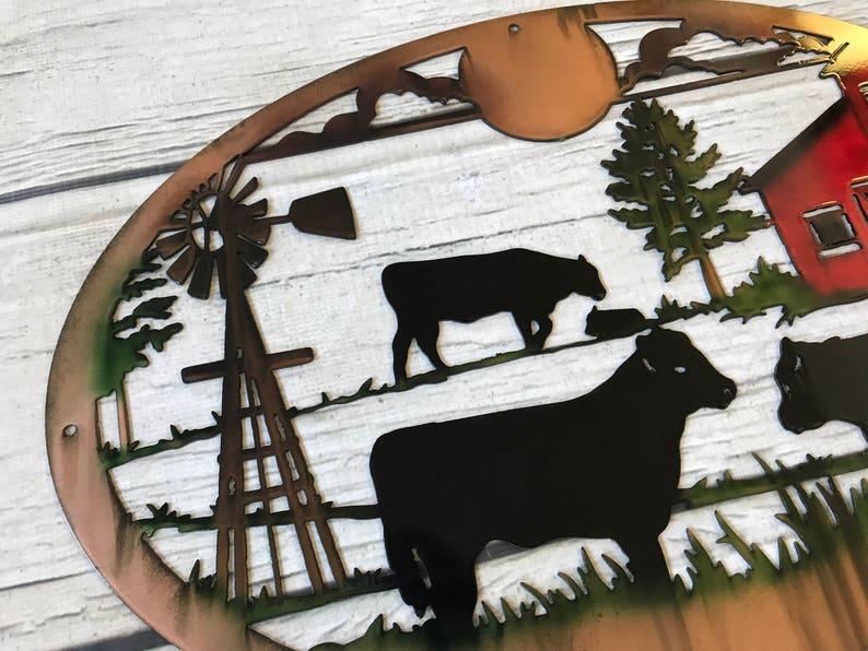 Cattle Metal Sign, Cow Metal Sign, Farm Metal Sign, Ranch Metal Sign - Etsy