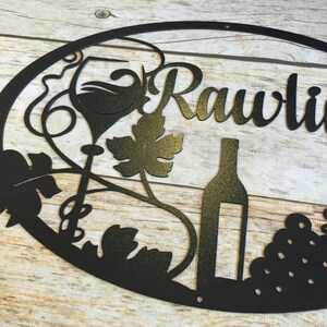 Personalized Wine Theme Sign, Custom Wine Theme Sign, Wine Sign - Etsy