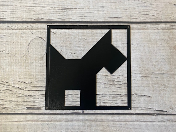 Scottie Dog Barn Quilt Metal Barn Quilt Dog Barn Quilt Dog - Etsy