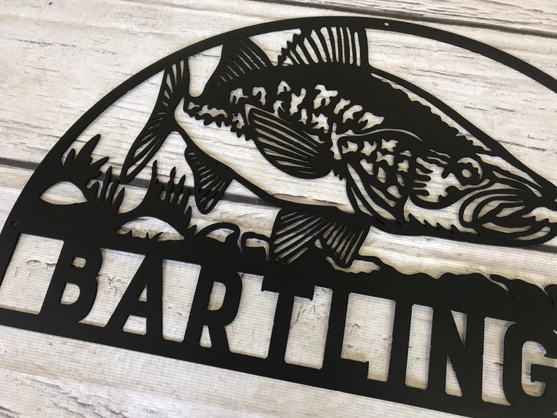 Personalized Walleye Fishing Sign Custom Fishing Sign | Etsy