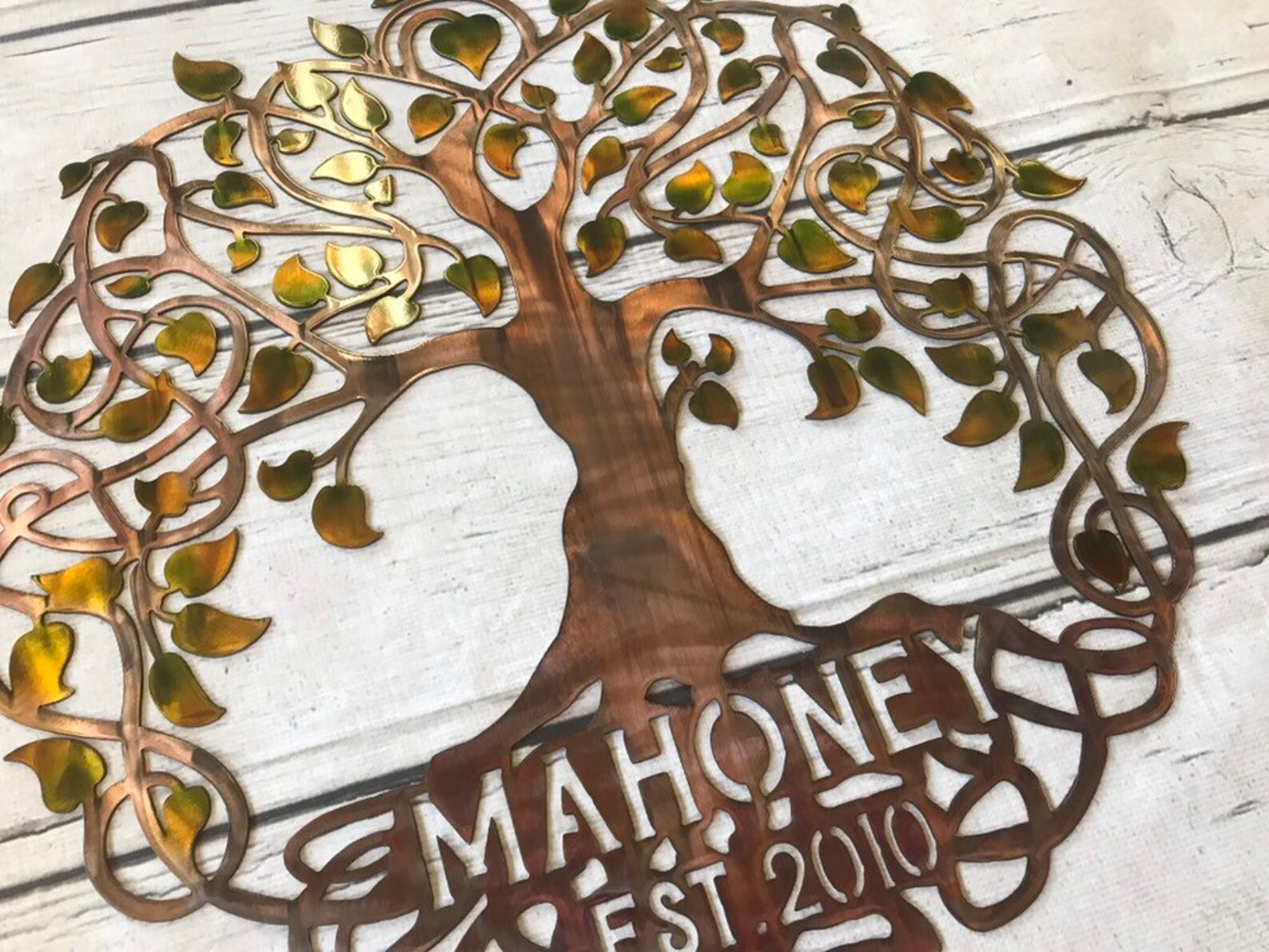 Personalized Tree of Life Metal Sign - Etsy