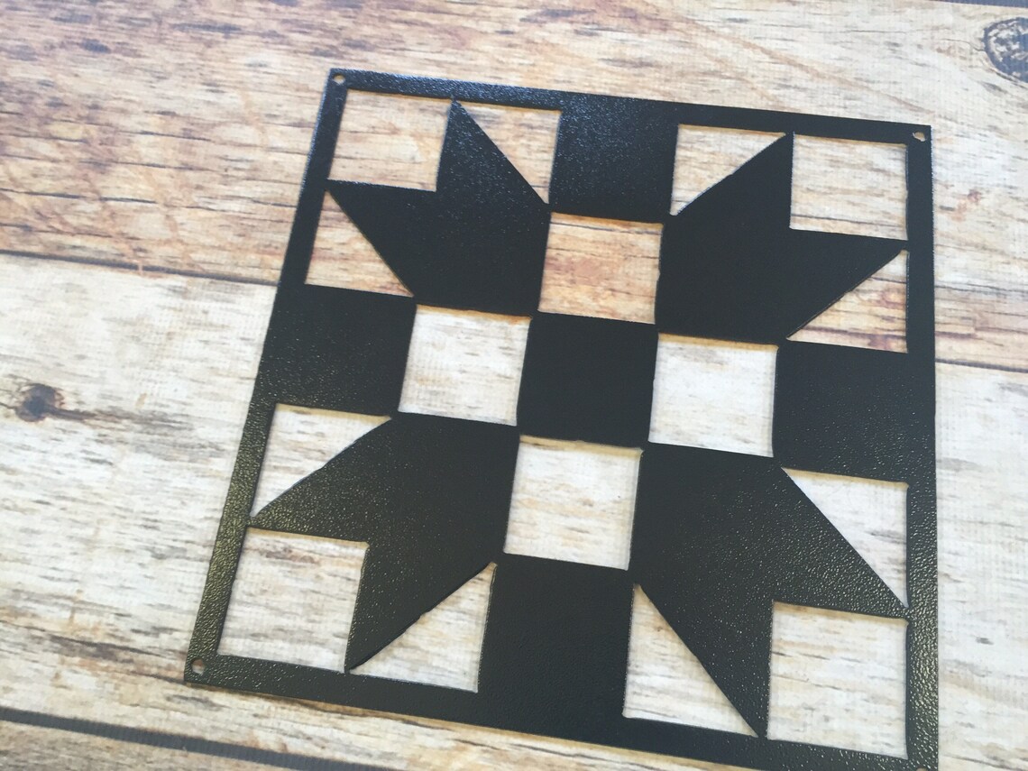 Sisters Choice Barn Quilt Block Metal Barn Quilt | Etsy