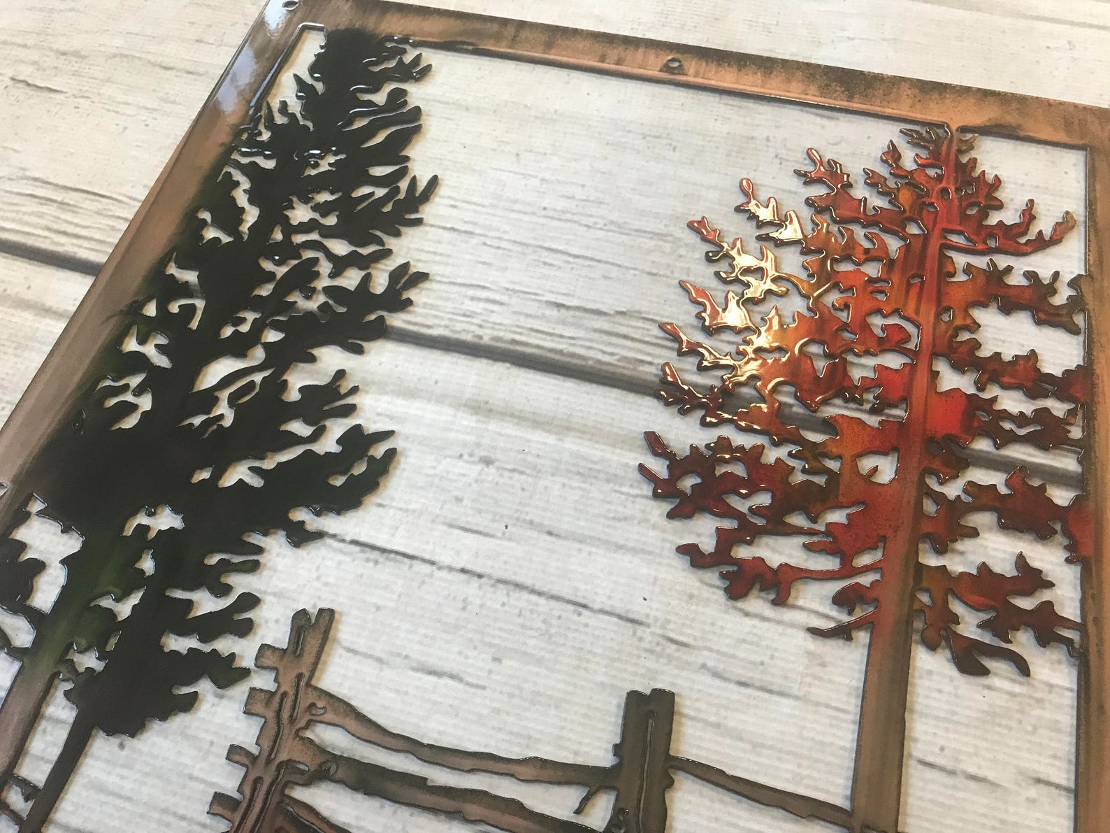 Country Roads Metal Wall Art - Etsy