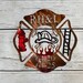Fire Department Custom Name Sign - Etsy