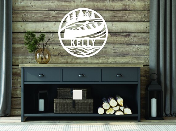 Personalized Canoe Sign Custom Canoe Sign Canoe Sign Metal - Etsy