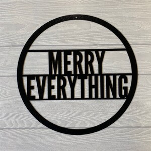 Merry Everything Sign, Farmhouse Decor, Gallery Wall Sign - Etsy