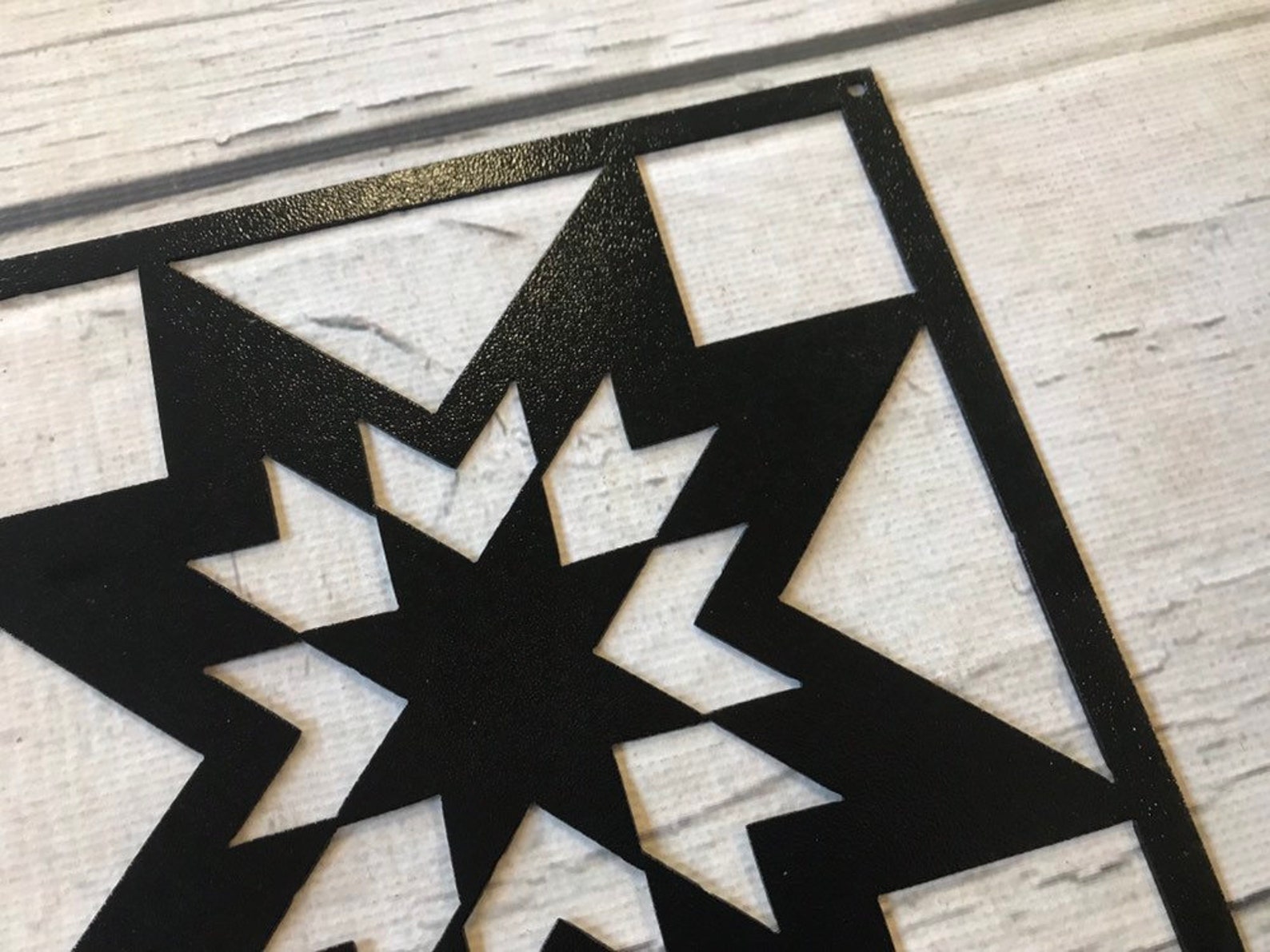 Lone Star Barn Quilt Lone Star Metal Quilt Block Lone Star - Etsy