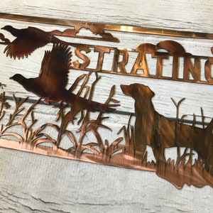 Personalized South Dakota Pheasant Hunting Scene, Pheasant Hunting Sign ...