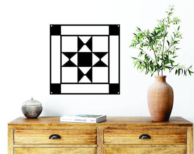 Ohio Star Barn Quilt Block Ohio Star Quilt Block Metal Barn - Etsy