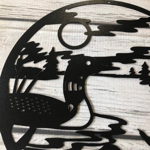 Loon Metal Sign, Loon Art, Wildlife Art, Duck Sign - Etsy