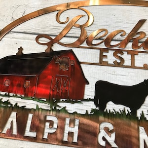 Personalized Farm Sign, Custom Farm Sign - Etsy