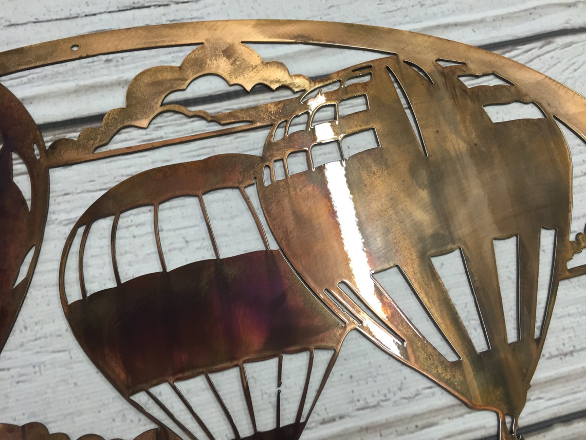 Hot Air Balloon Custom Metal Sign | Etsy