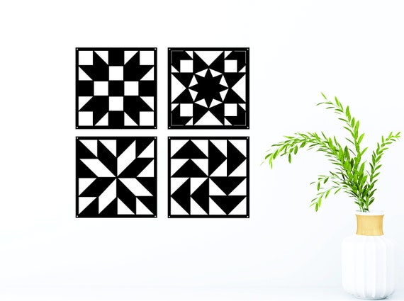 Metal Barn Quilt Blocks