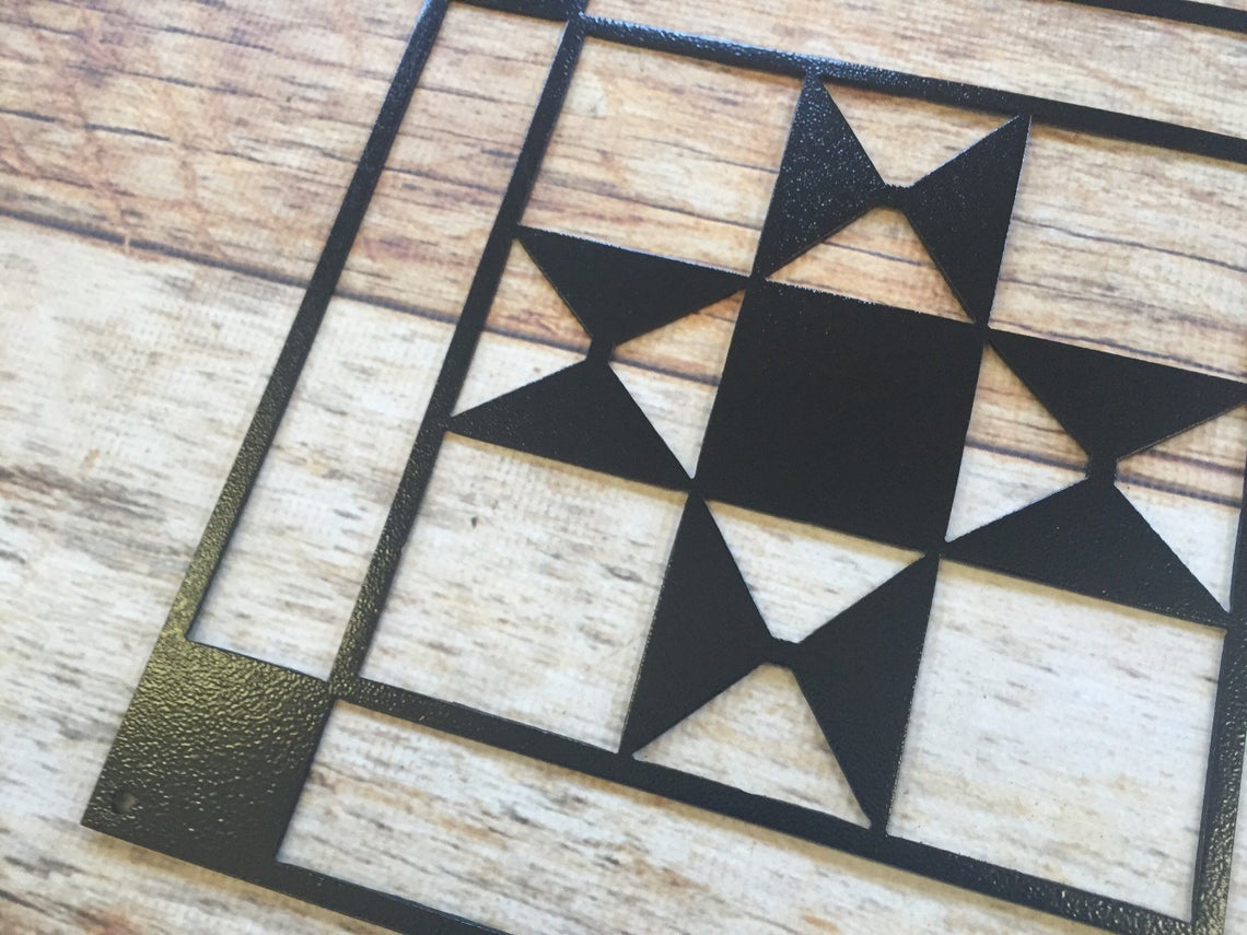 Ohio Star Barn Quilt Block, Ohio Star Quilt Block, Metal Barn Quilt ...