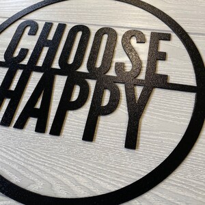 Choose Happy Sign, Farmhouse Decor, Gallery Wall Sign - Etsy