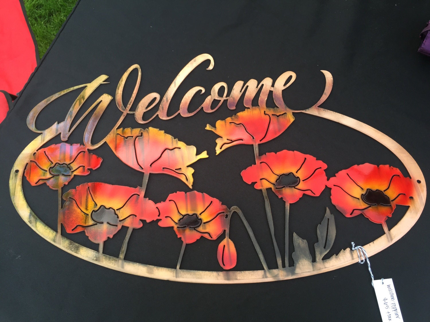 Welcome Poppy Sign - Etsy