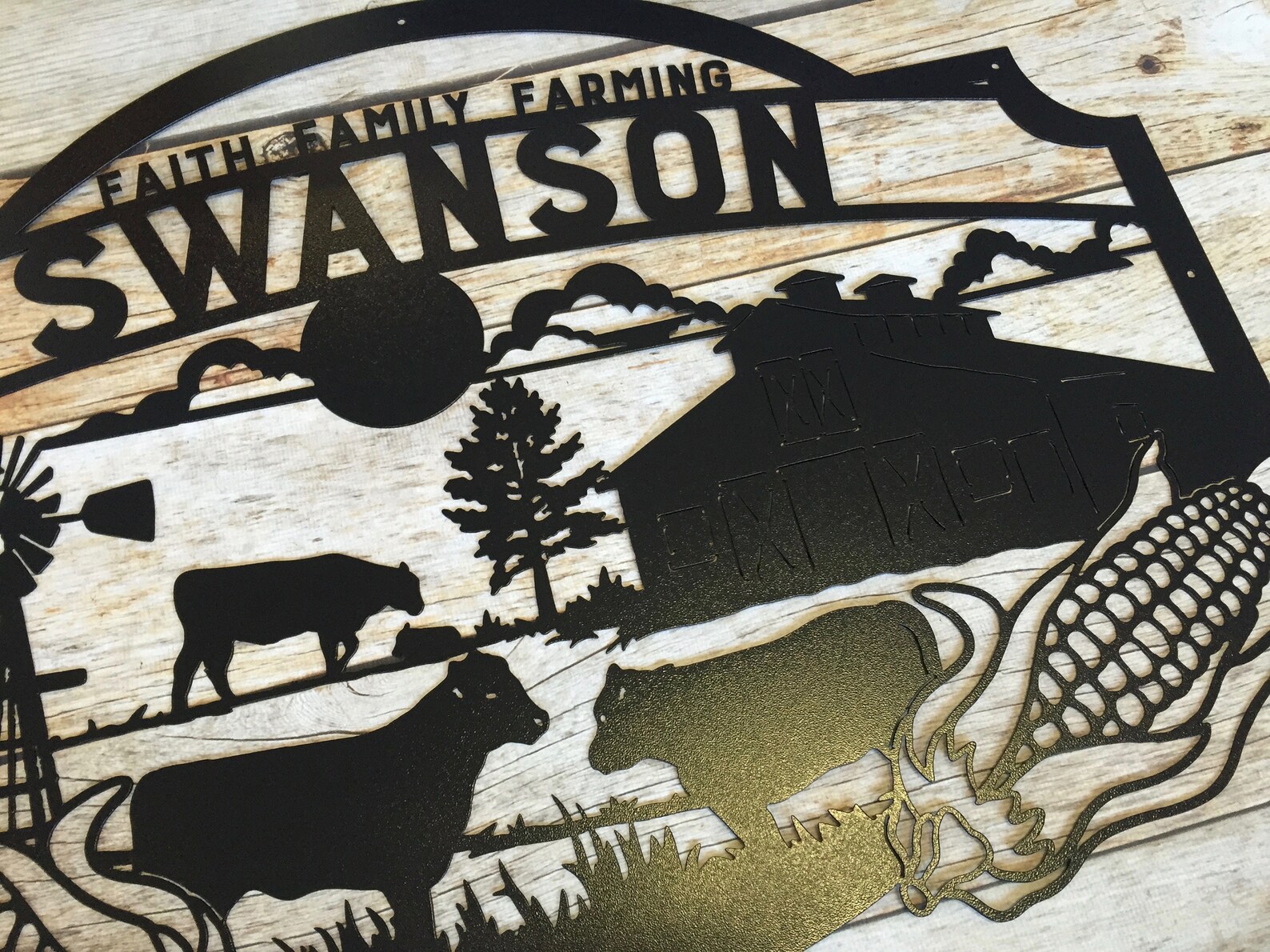 Faith Family Farming Custom Farm Sign, Personalized Farm Sign - Etsy