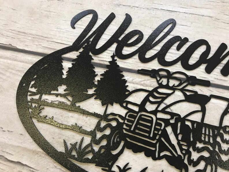 4 Wheeler ATV Metal Sign Welcome or Personalized - Etsy