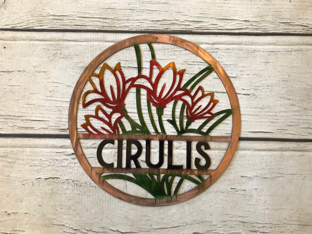 Tulip Personalized Sign, Tulip Sign, Tulip Name Sign - Etsy