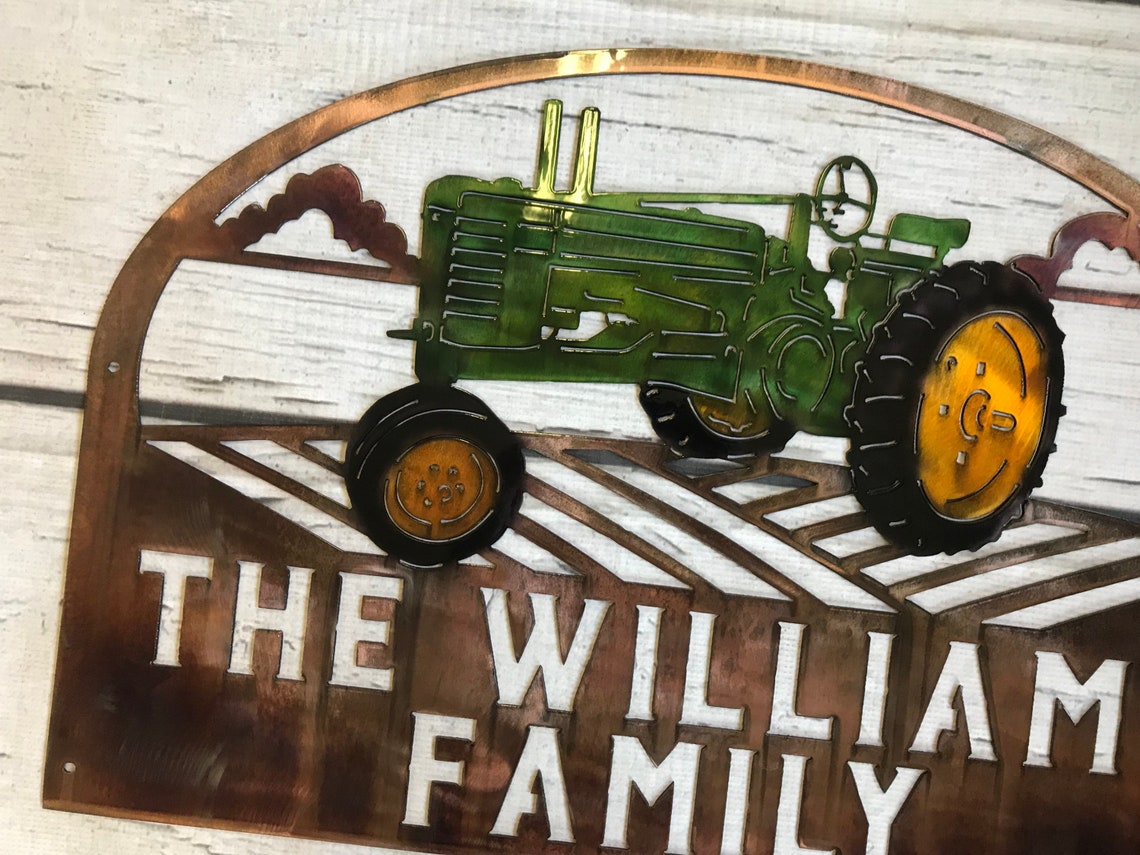 Metal Farm Sign Personalized Farm Sign Custom Farm Sign - Etsy