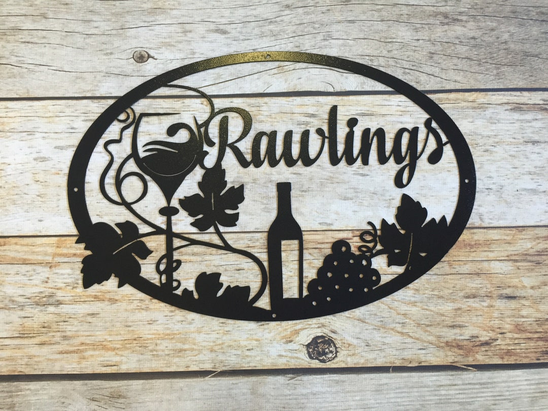 Personalized Wine Theme Sign, Custom Wine Theme Sign, Wine Sign - Etsy