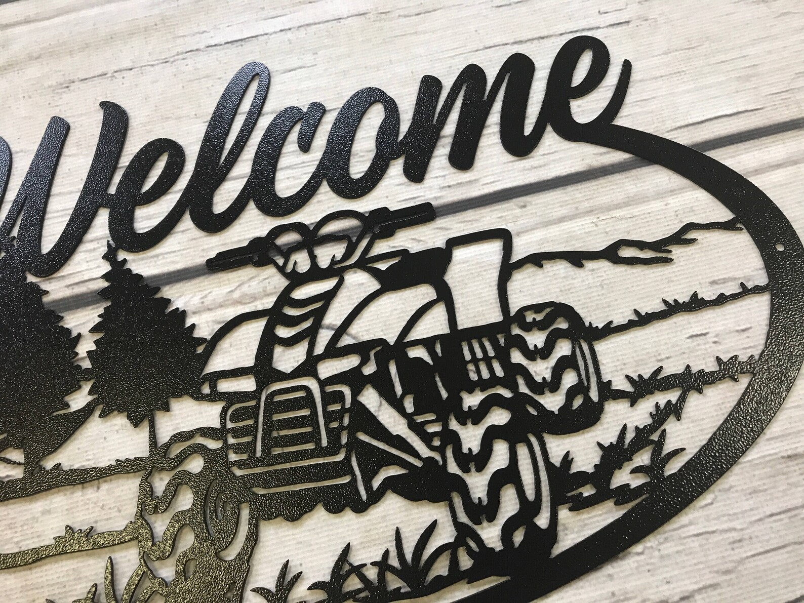 4 Wheeler ATV Metal Sign Welcome or Personalized - Etsy