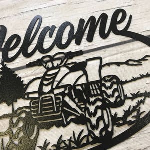 4 Wheeler ATV Metal Sign Welcome or Personalized - Etsy