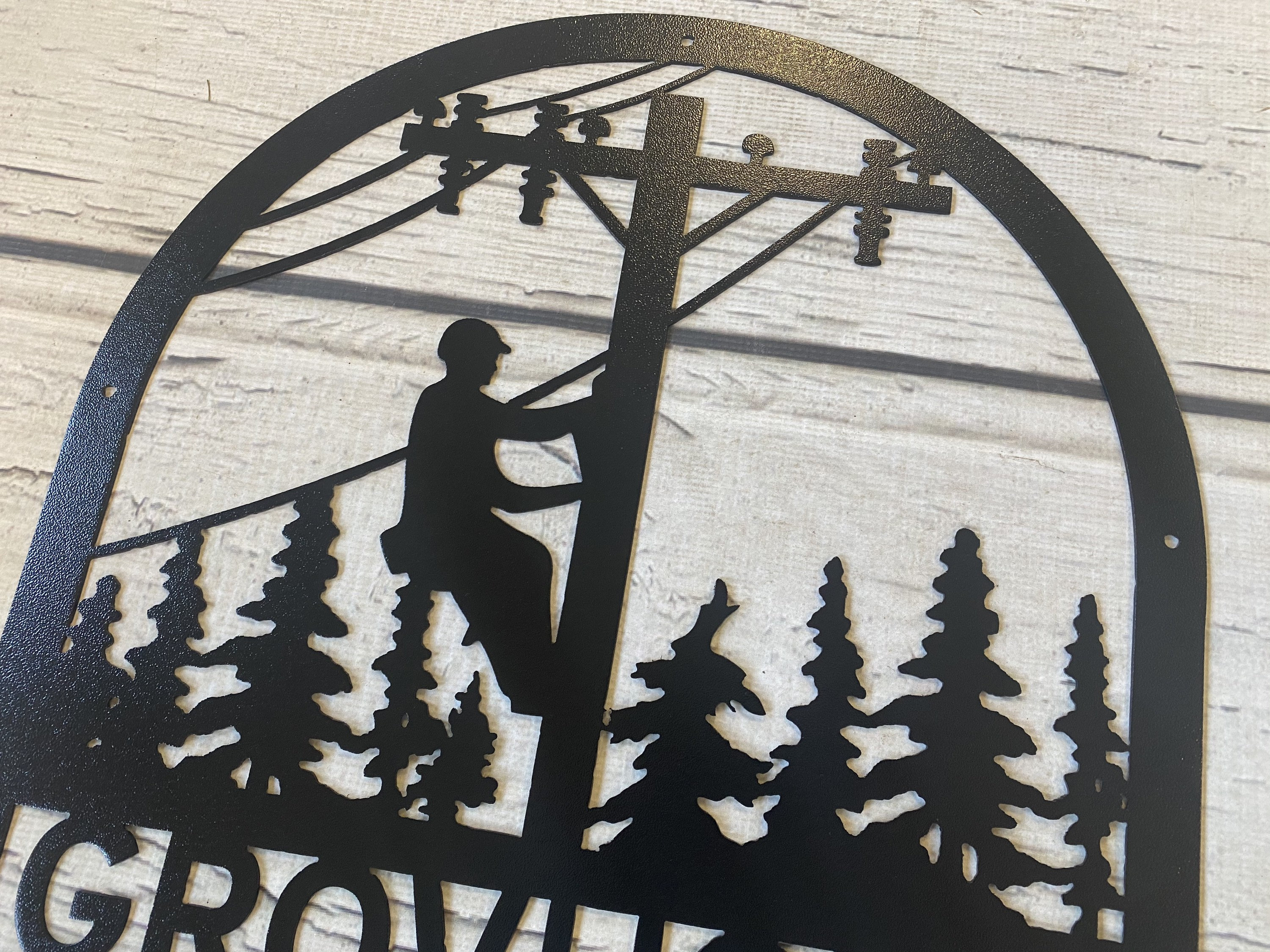 Personalized Lineman sign lineman sign custom lineman sign | Etsy