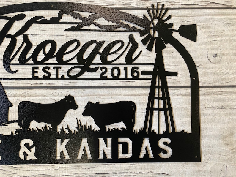 Personalized Farm Sign Custom Farm Sign - Etsy