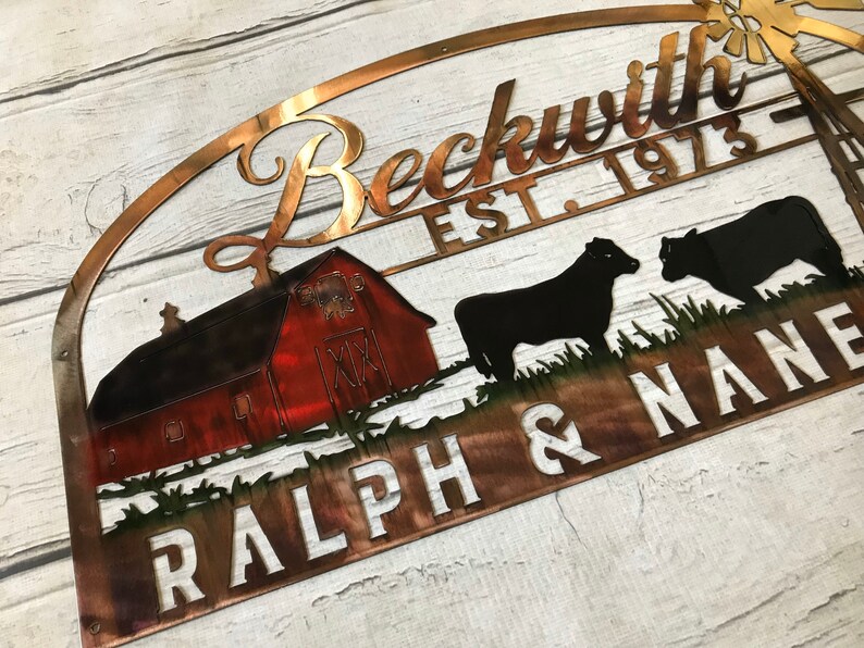 Personalized Farm Sign Custom Farm Sign - Etsy