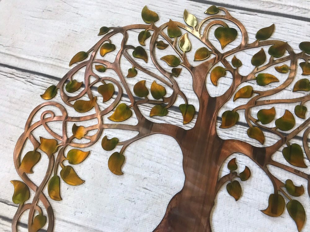 Personalized Tree of Life Metal Sign | Etsy