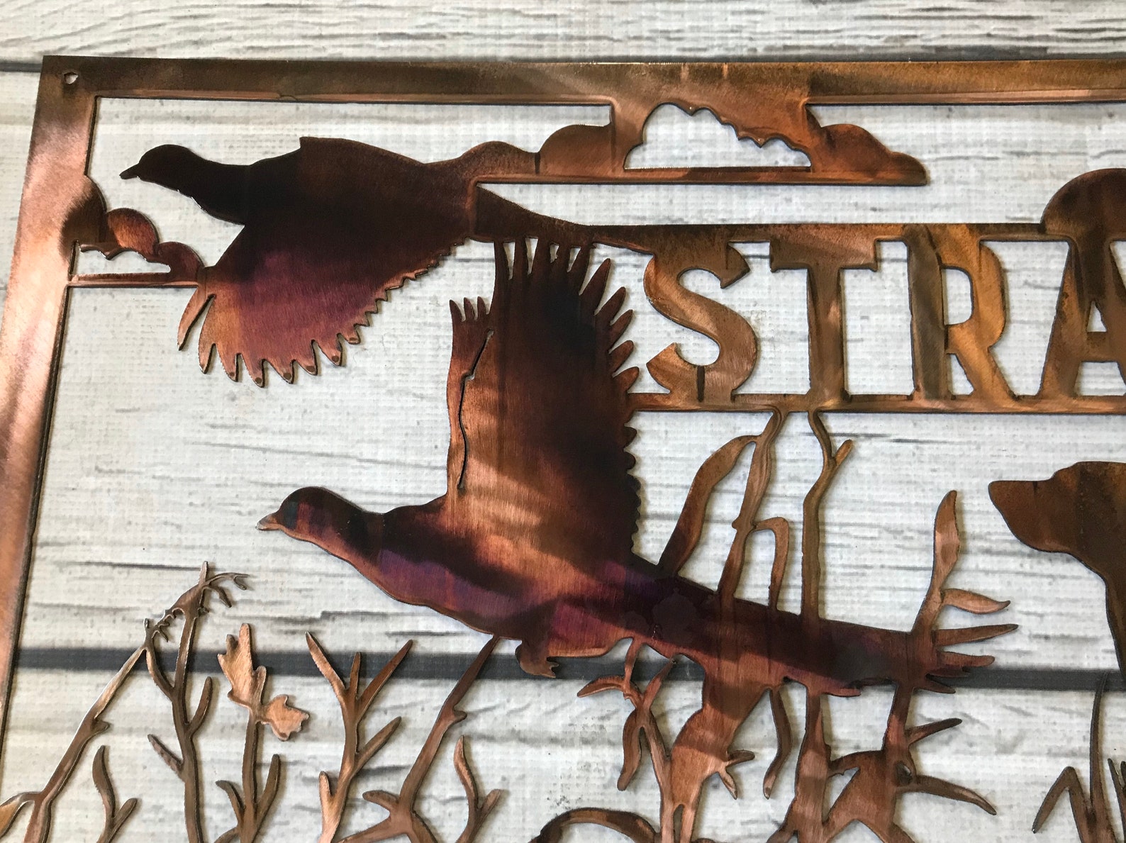 Personalized South Dakota Pheasant Hunting Scene, Pheasant Hunting Sign ...