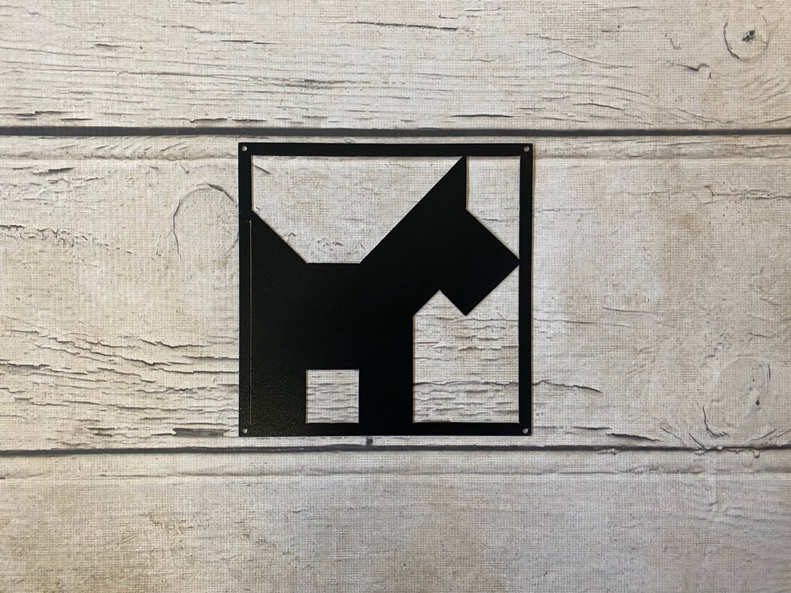 Scottie Dog Barn Quilt Metal Barn Quilt Dog Barn Quilt Dog - Etsy