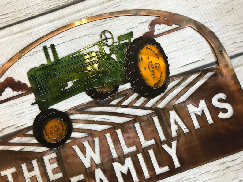 Metal Farm Sign Personalized Farm Sign Custom Farm Sign - Etsy